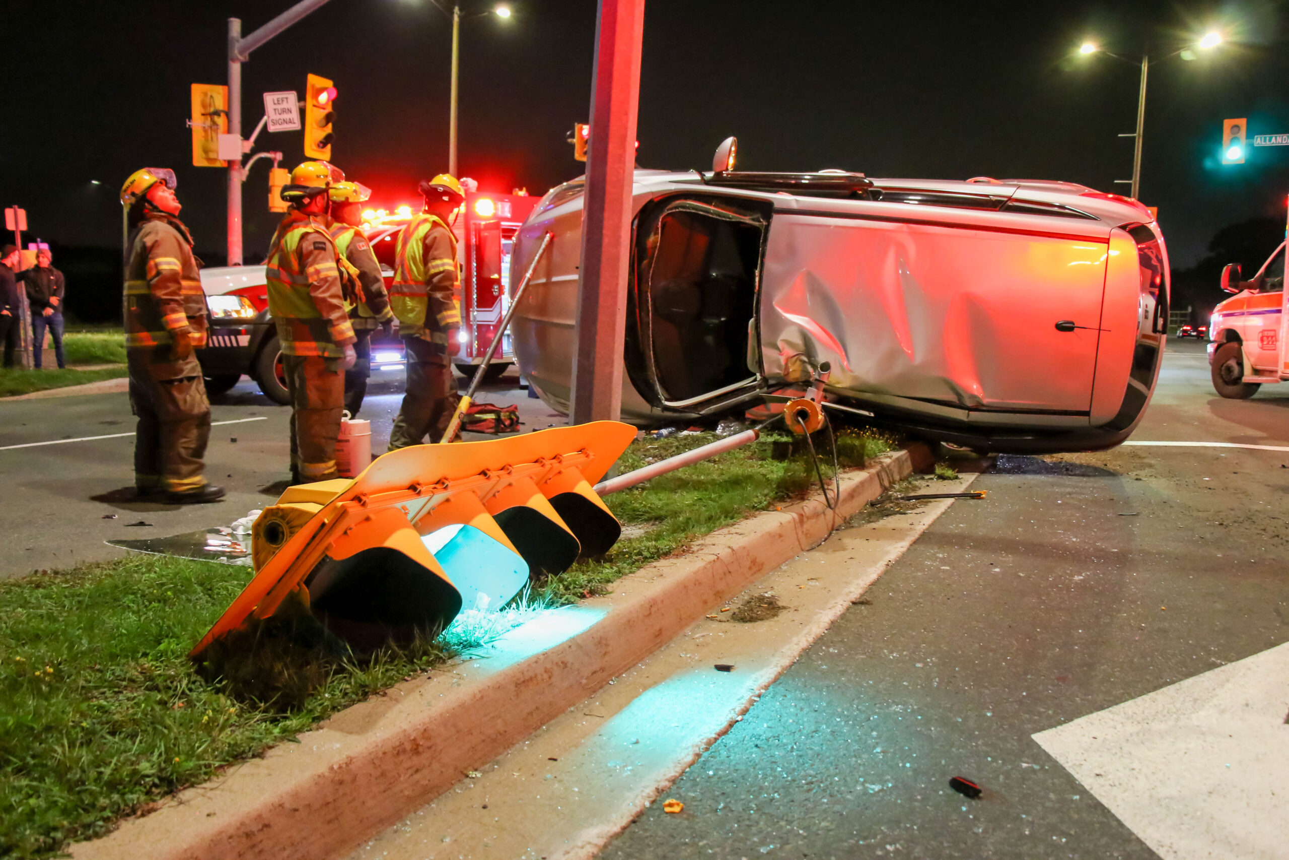 Dramatic collision at notorious intersection sends one to hospital ...