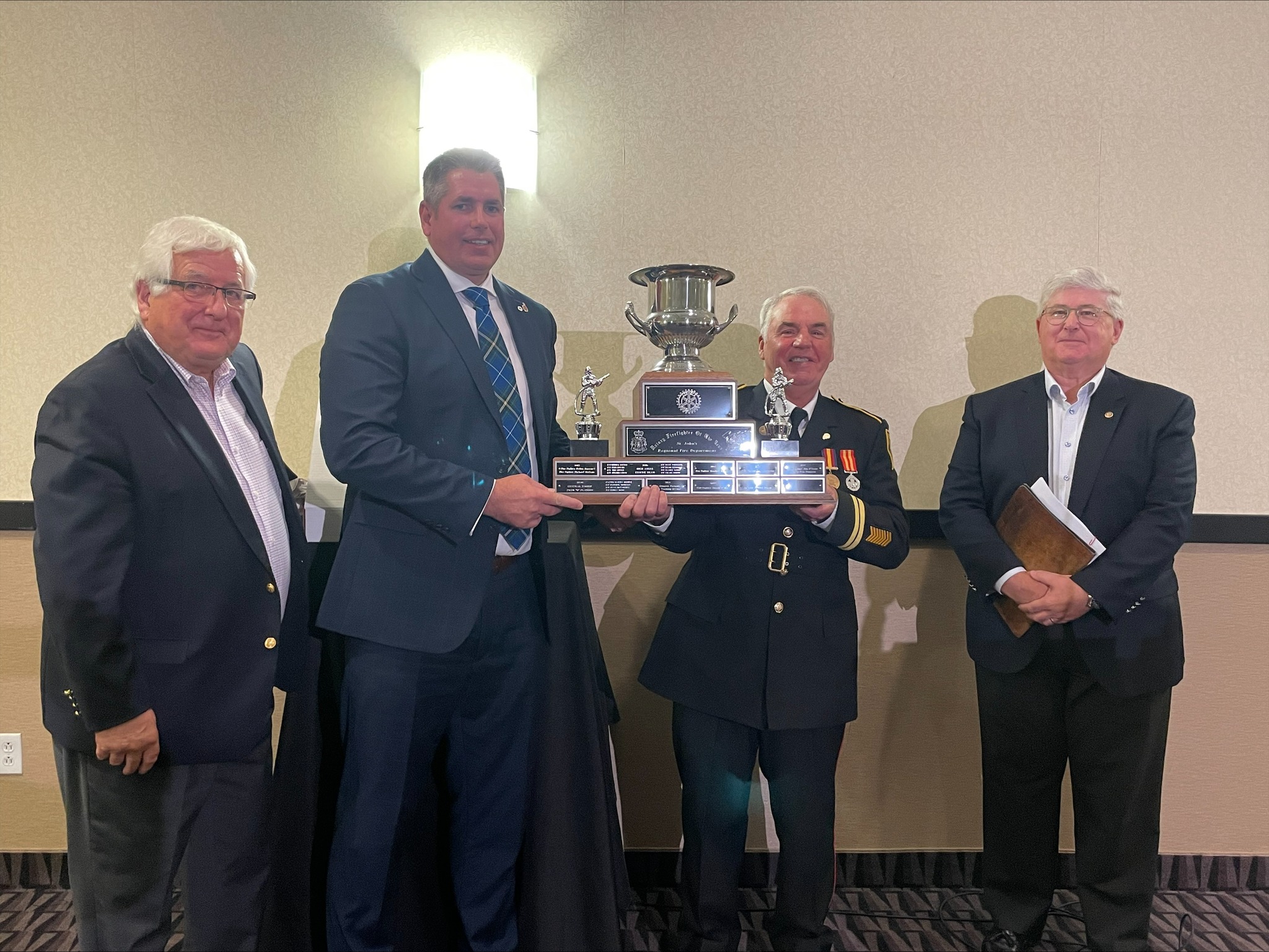 Firefighter receives Rotary Club of St. John's Firefighter of the Year ...