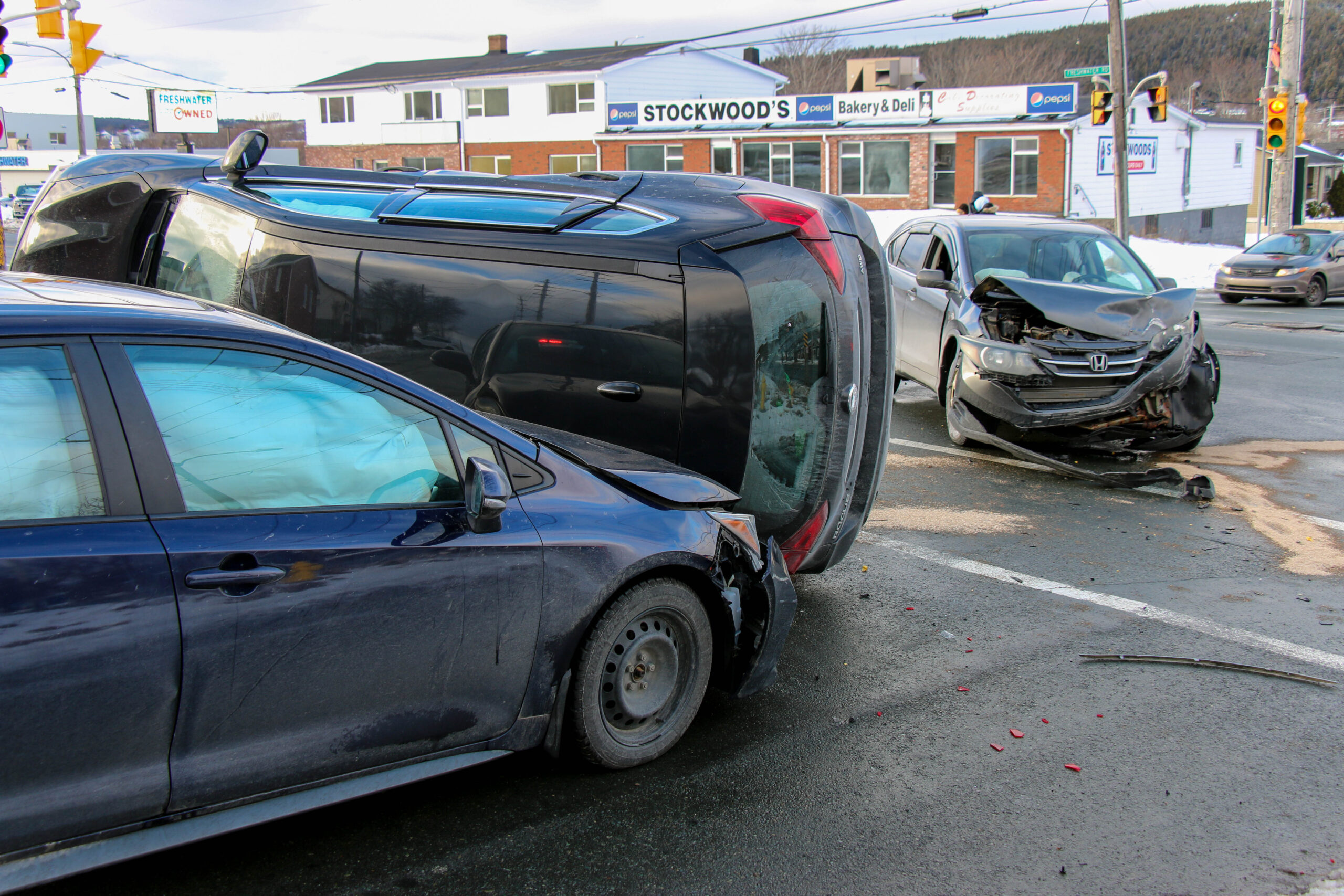 No injuries following three-vehicle collision in St. John's on Monday ...