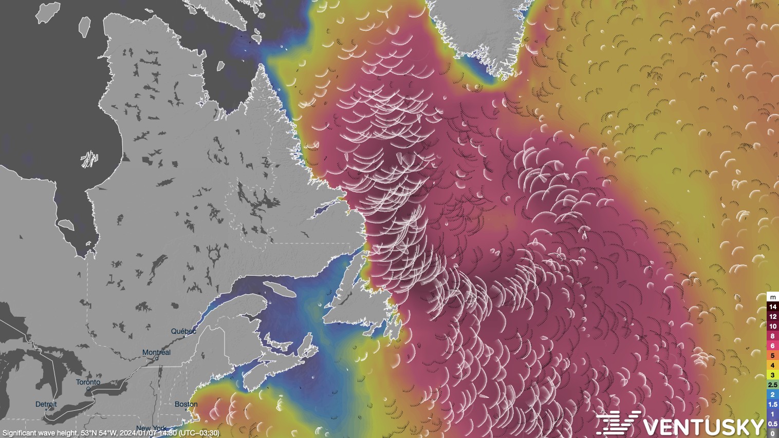 Large waves along northeast Newfoundland and northern Avalon Avalon ...