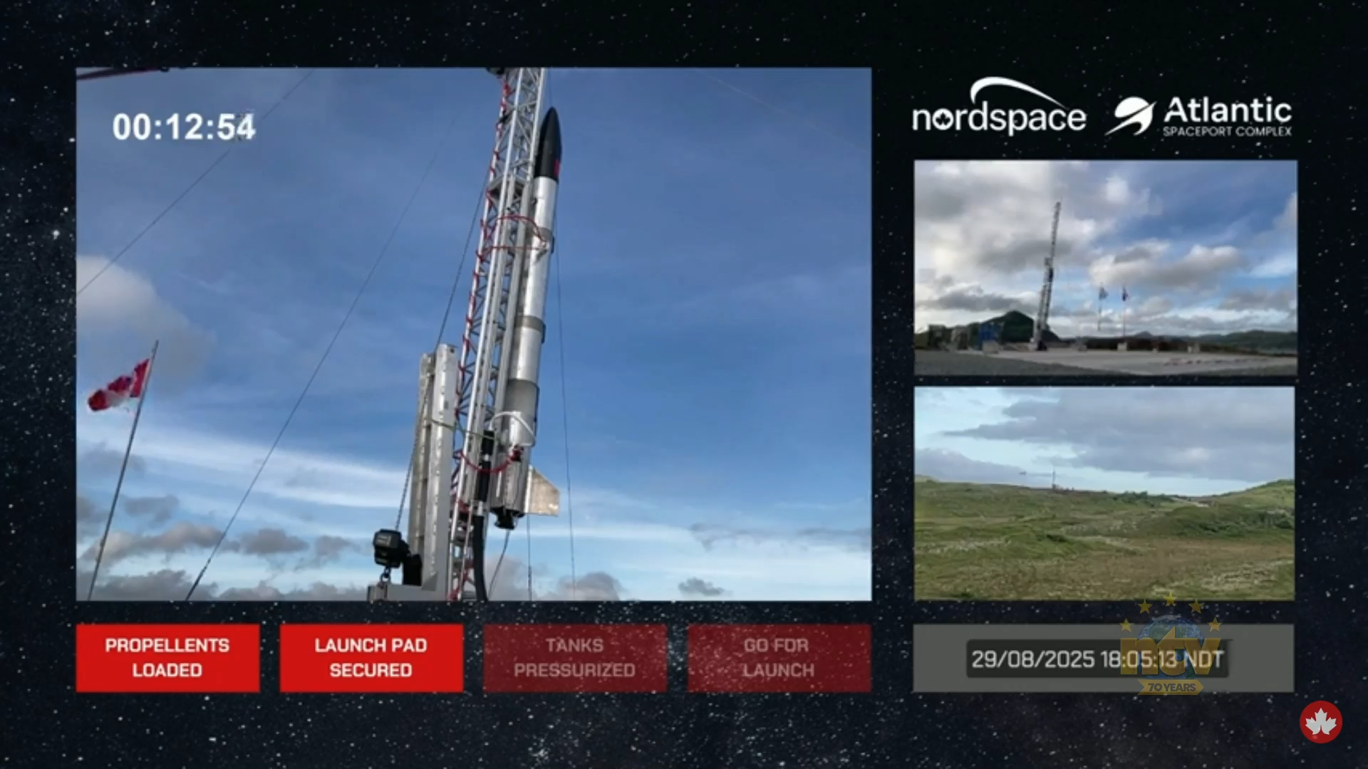 NordSpace rocket launch in St. Lawrence scrubbed due to ignition issue ...