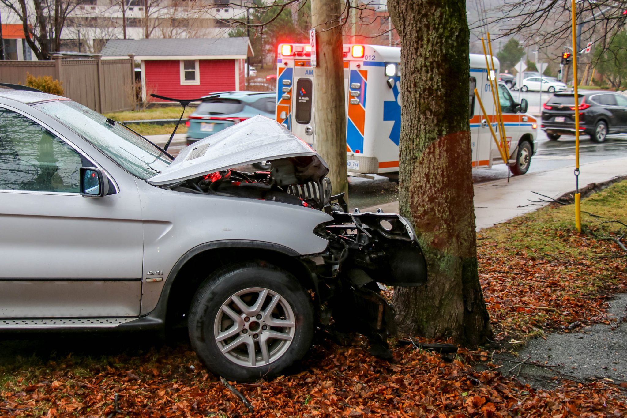Driver taken to hospital following single-vehicle crash on Saturday ...