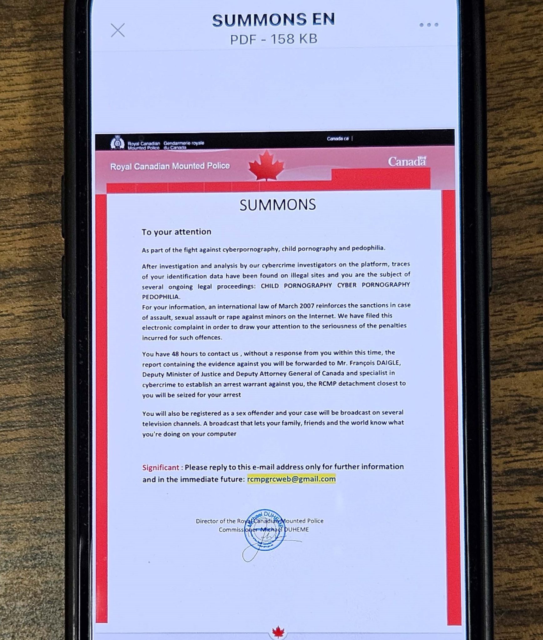 Police warn residents of email extortion scam - NTV: Newfoundland and ...